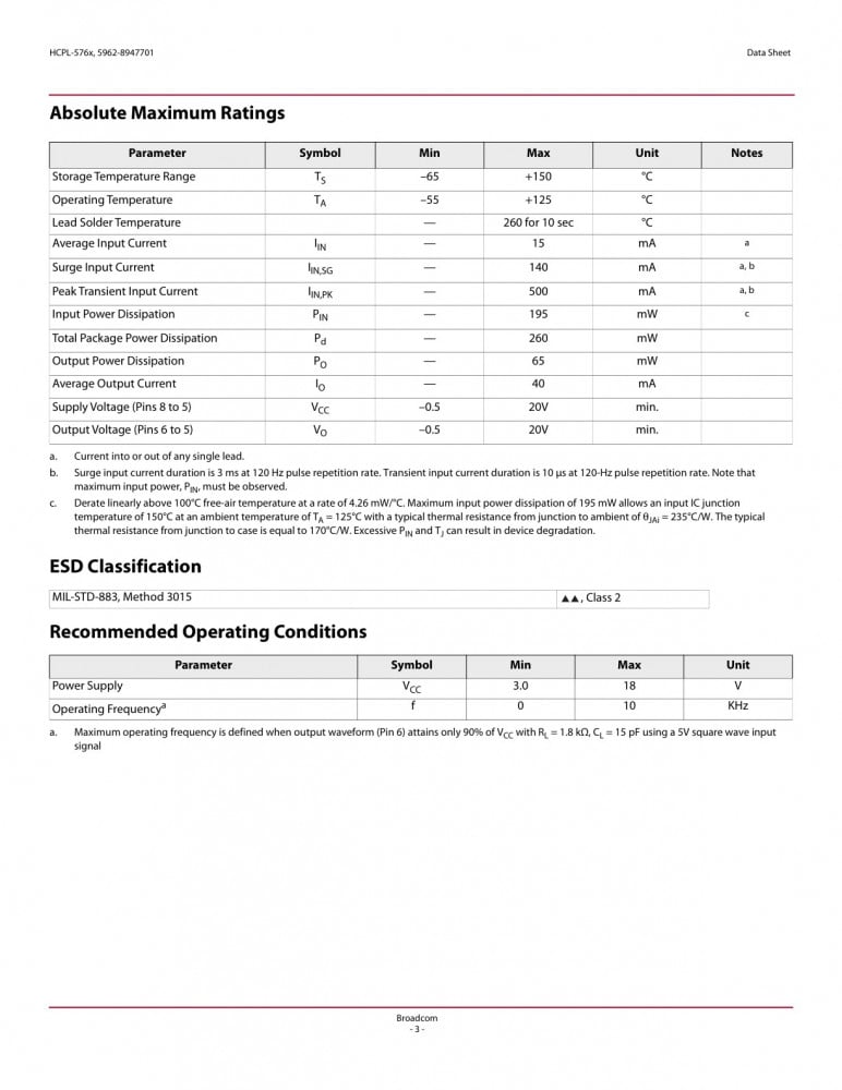 5962-8947702KXA datasheet page 3