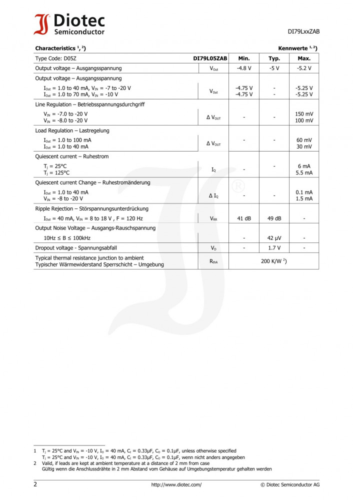 DI79L08ZAB datasheet page 2