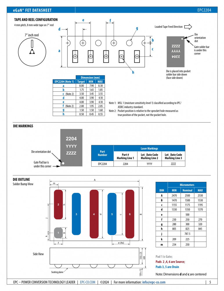 EPC2204 datasheet page 5