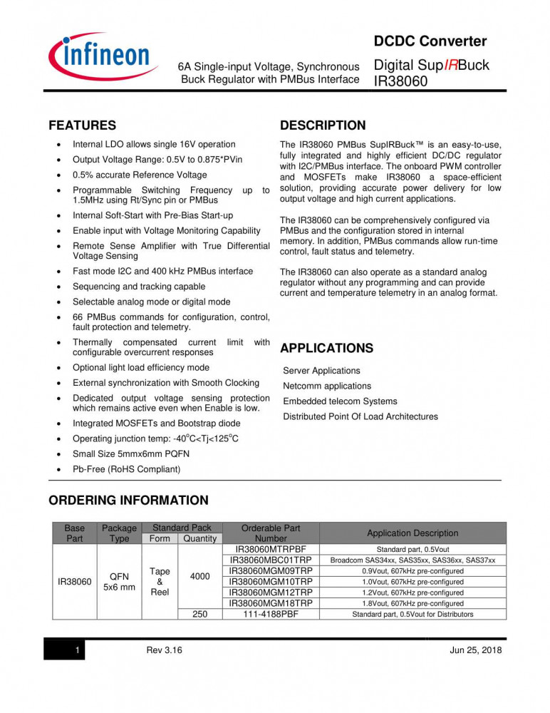 IR38060 technical document page 1