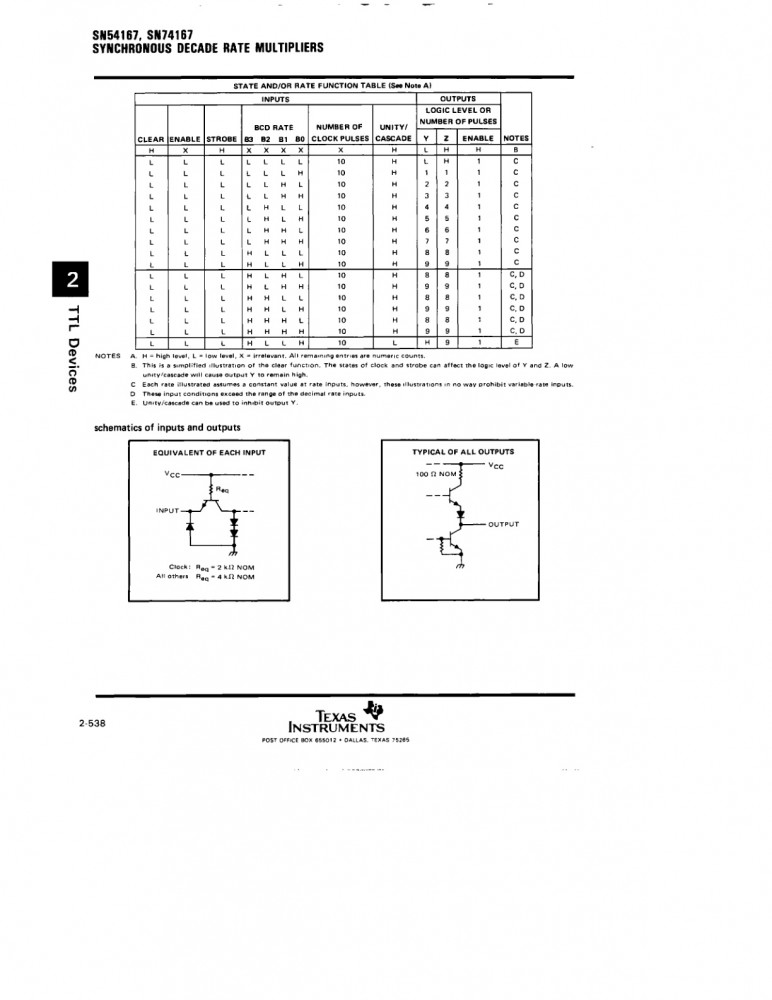 74167N datasheet page 4