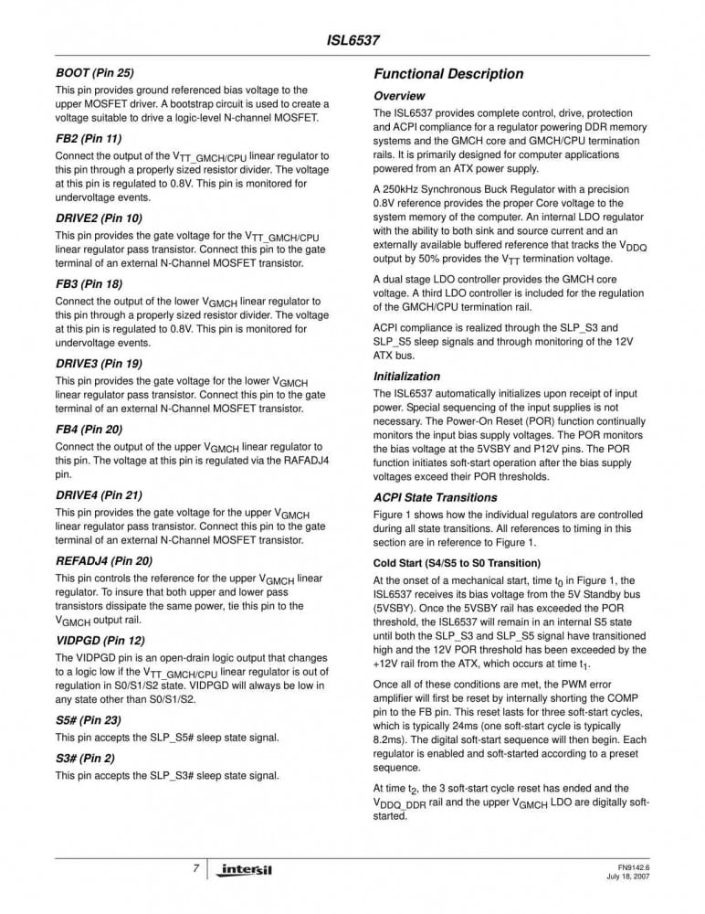 ISL6537CR-T datasheet page 7