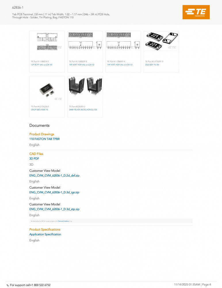 62836-1 technical document page 4