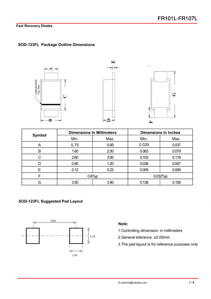 FR107L datasheet page 3