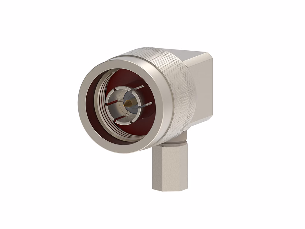 TNC Jack, Straight, PCB Receptacle, Through Hole, Brass Body, Nickel (Ni) Plated, IP68, 50 Ohms