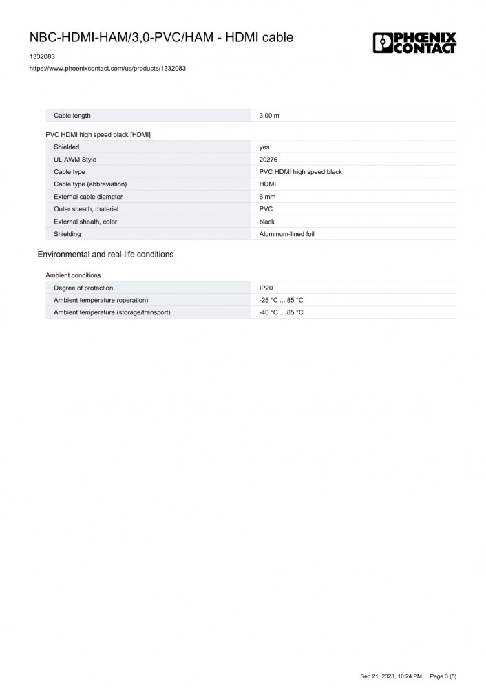 Phoenix Contact 1332083 technical document page 3