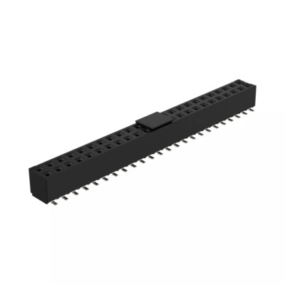 Milli-Grid Vertical Receptacle, 2.00mm Pitch, Dual Row, Surface Mount, Top/Bottom Entry, Tube, 0.75µm Gold (Au) Plating, 18 Circuits, Lead-Free
