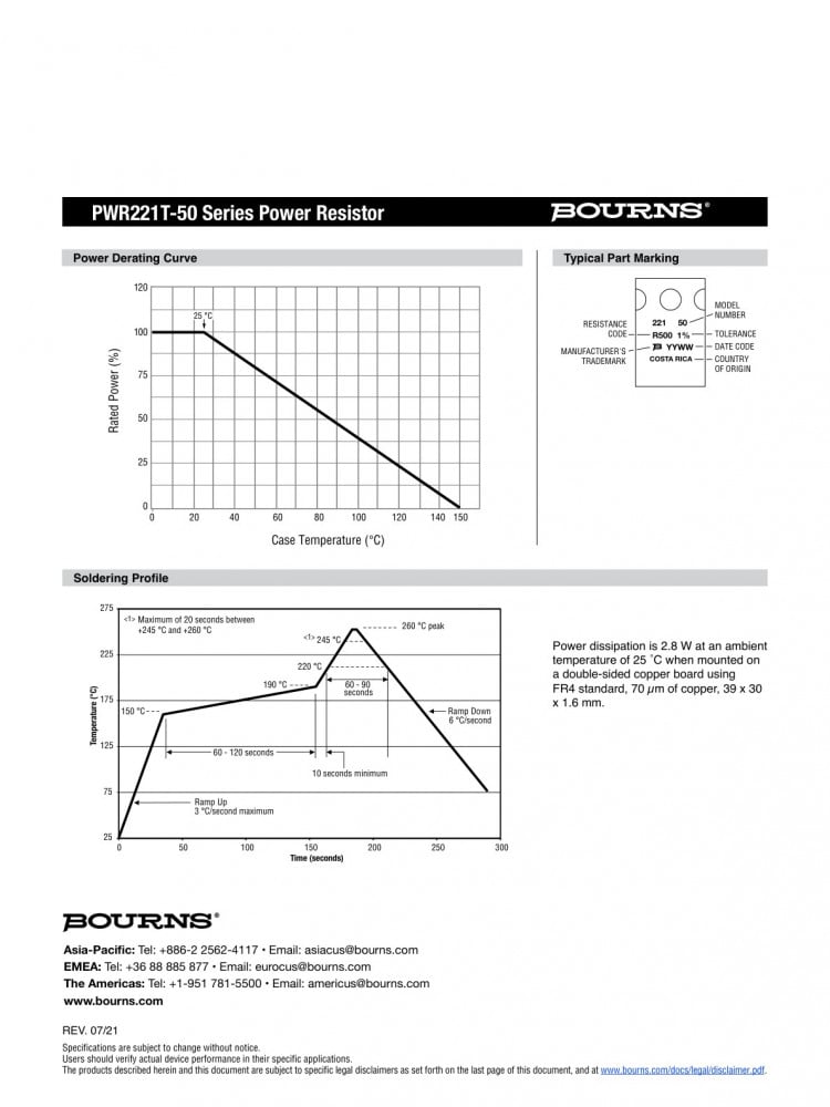 PWR221T-50 Series datasheet page 3