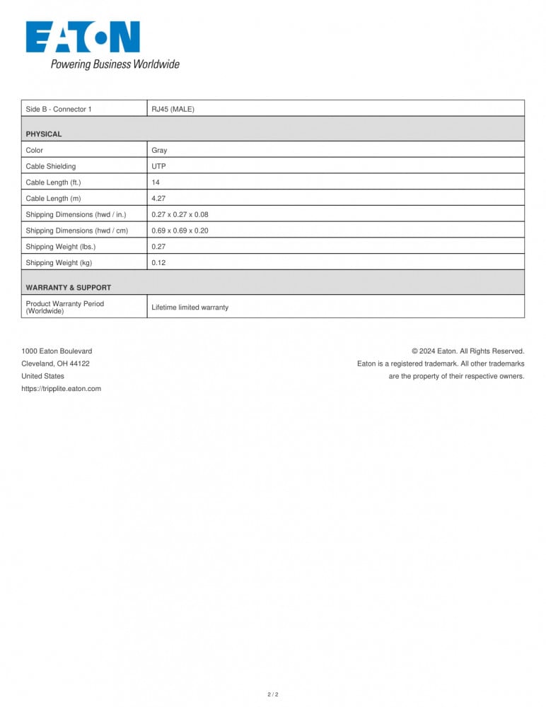 N001-014-GY-R technical document page 2