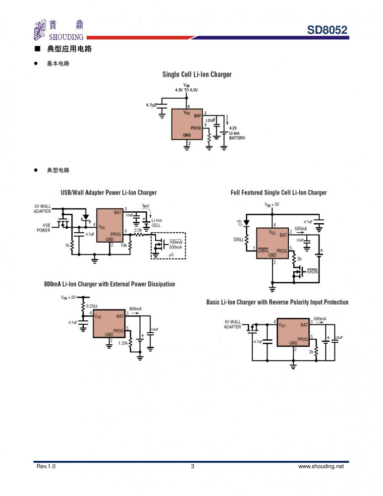 SD8052 datasheet page 3