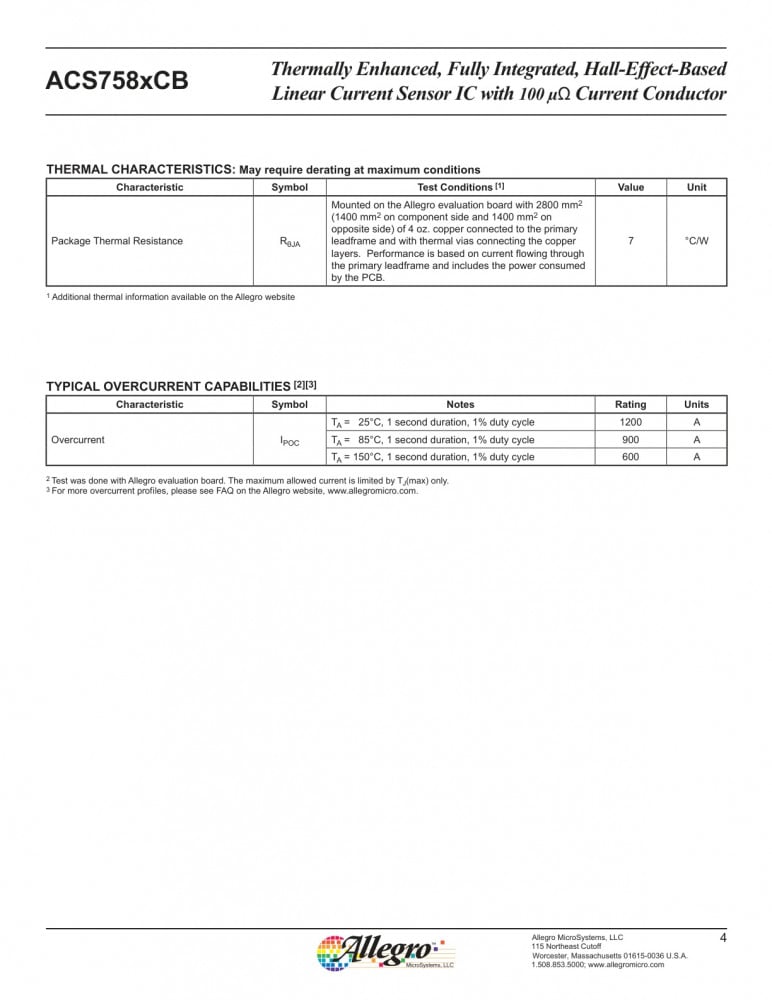 ACS758 datasheet page 5