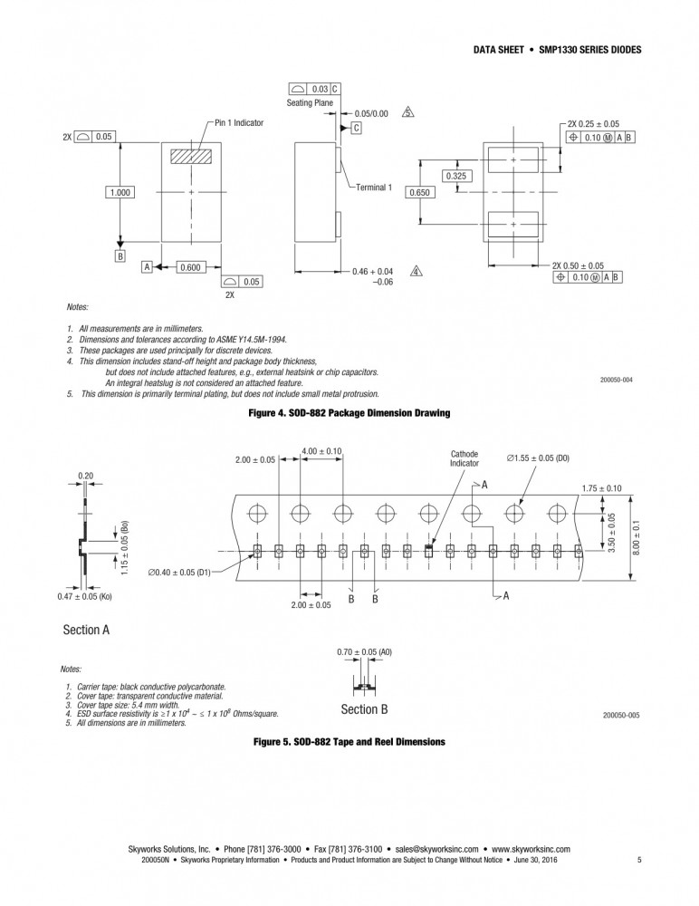 SMP1330 series datasheet page 5