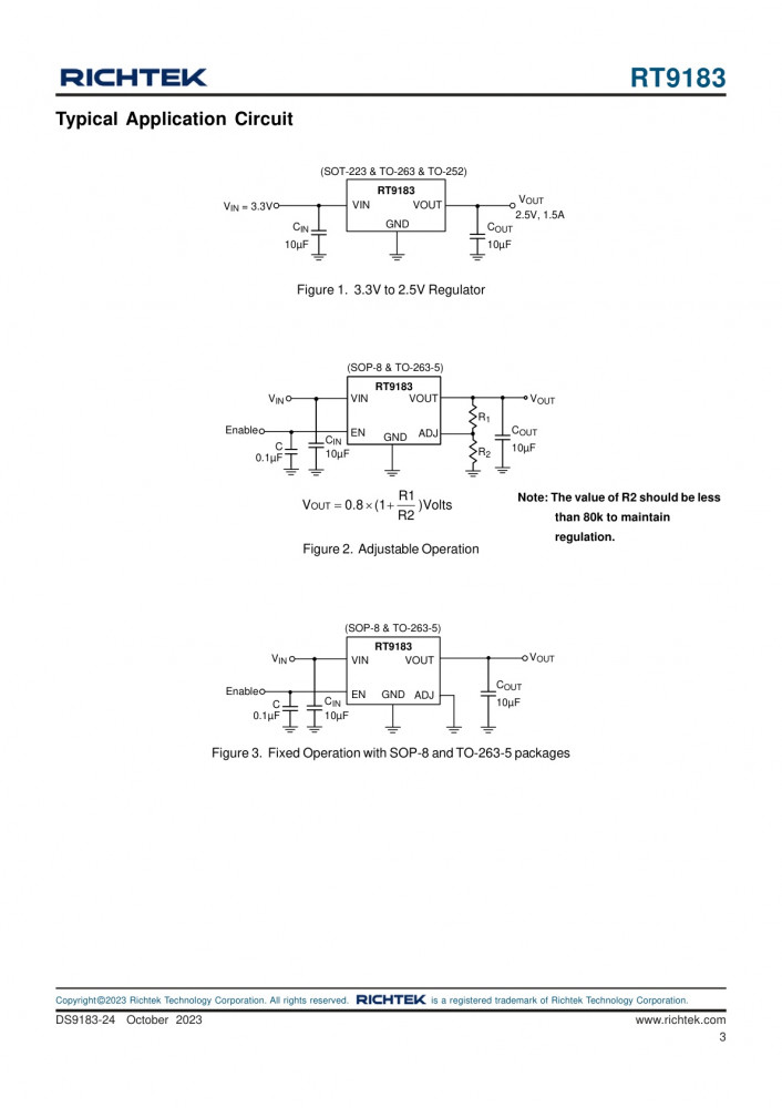 RT9183 datasheet page 3