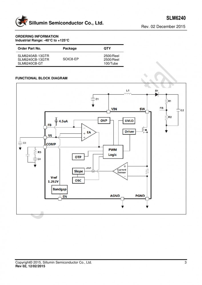 SLM6240AB-13GTR datasheet page 3