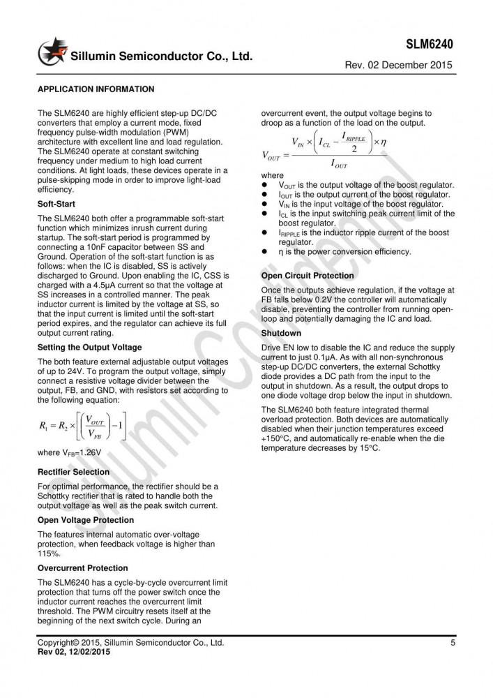 SLM6240AB-13GTR datasheet page 5