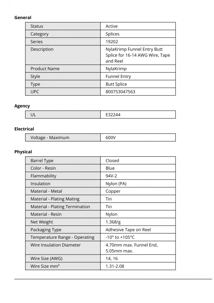 Product document preview, page 2