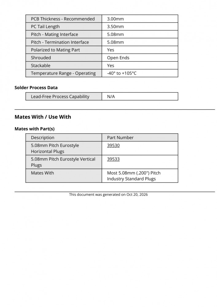 MOLEX 395380046 product document image, page 3