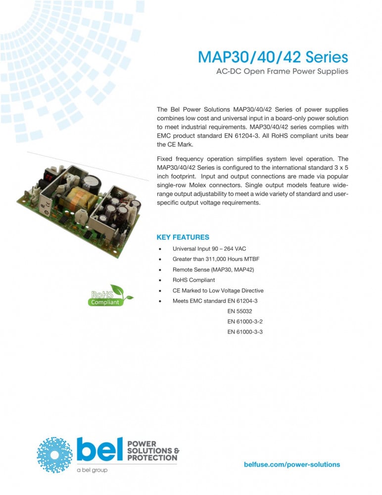 MAP40-3000G datasheet page 1