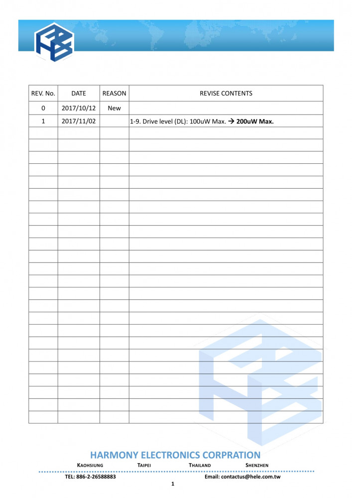 HELE X3S024000BG1HA-Z datasheet page 2