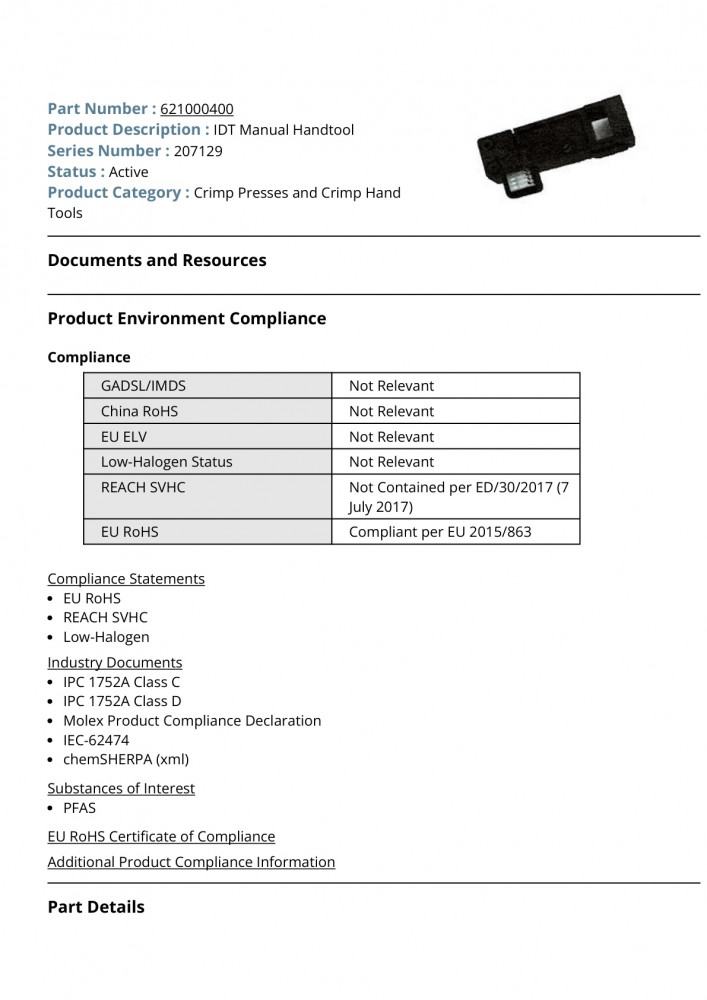 Technical document page 1 preview