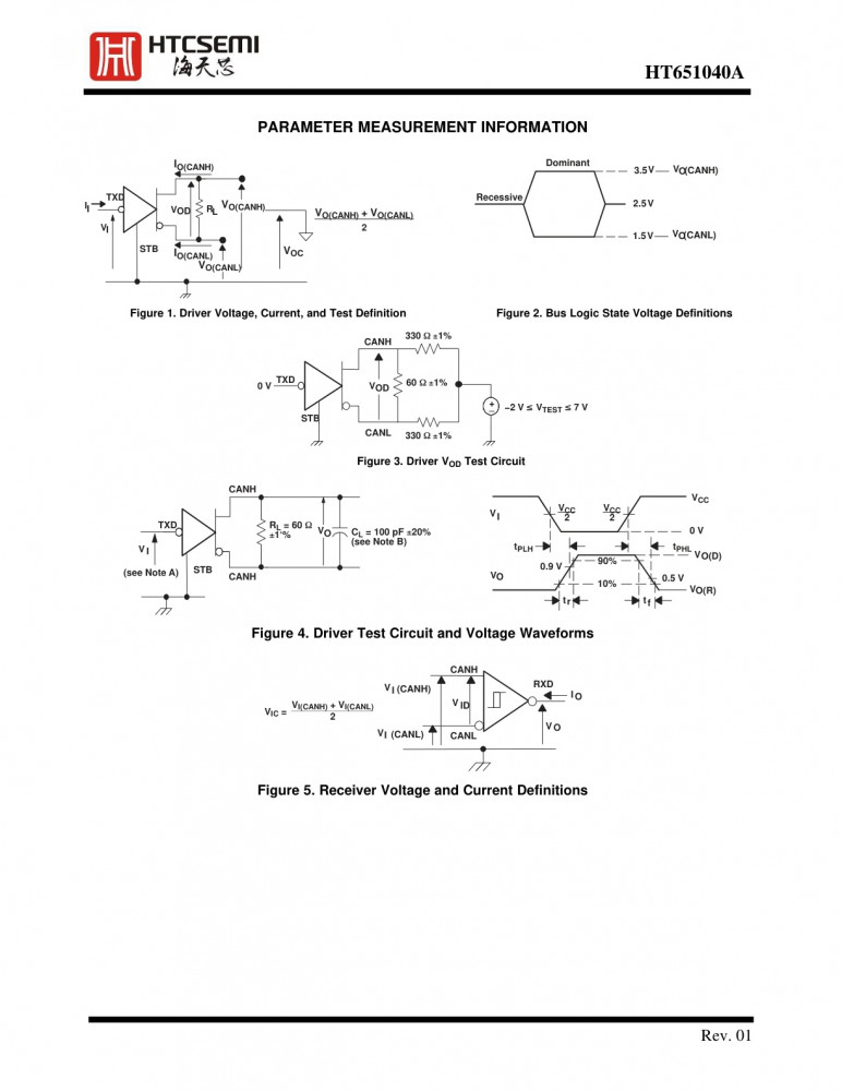 HT651040ARZ datasheet page 6