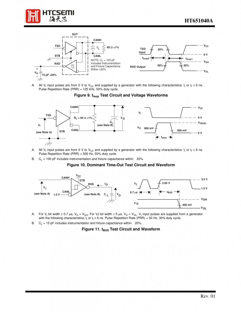 HT651040ARZ datasheet page 8