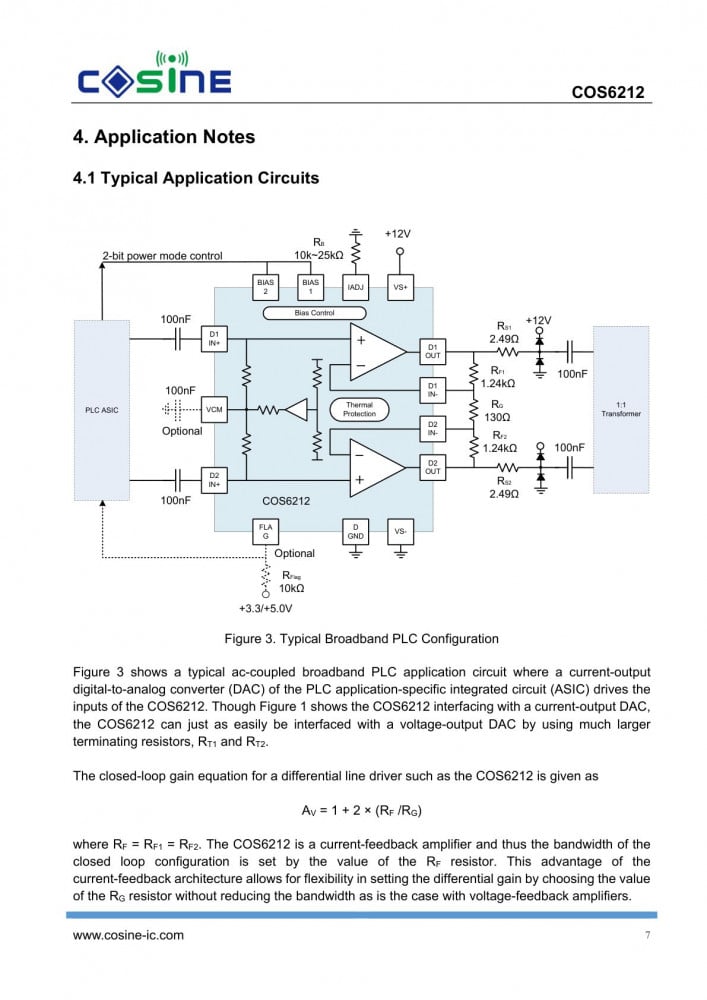 COS6212 datasheet page 7