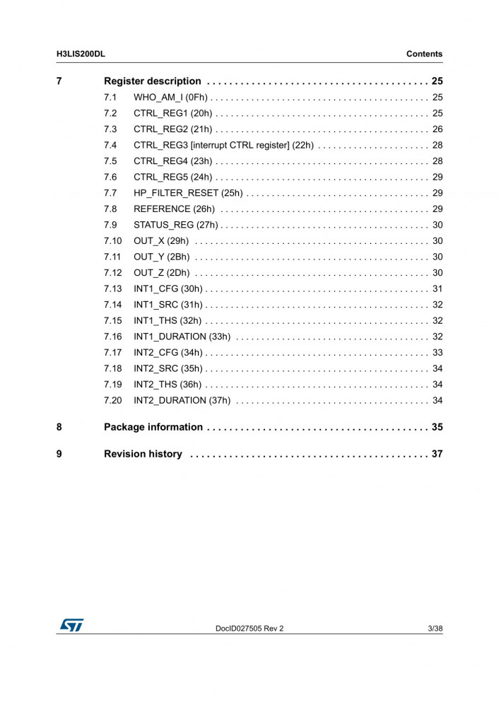 H3LIS200DL document page 3