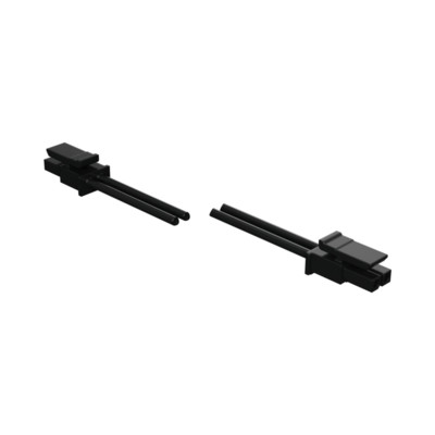 Micro-Fit 3.0 Female-to-Micro-Fit 3.0 Female Off-the-Shelf (OTS) Cable Assembly, Single Row, 300.00mm Length, Tin (Sn) Plating, 2 Circuits, Black for sale