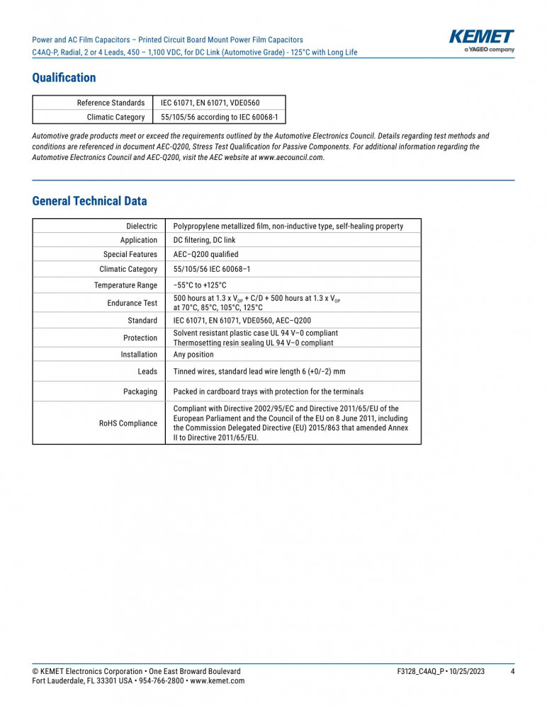 C4AQ-P datasheet page 4