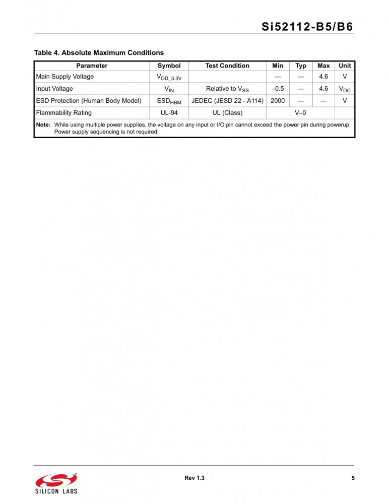 SI52112-B5-GM2 technical document page 5