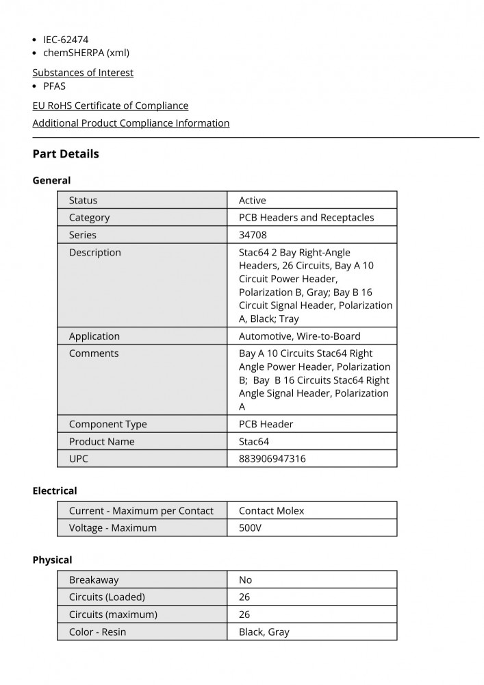 Molex 347082060 document preview, page 2