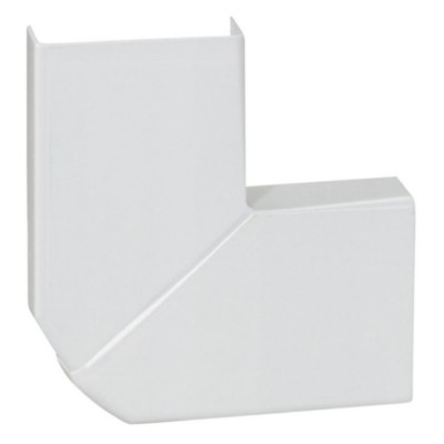 Dlplus - Variable flat angle for Dlplus mini-trunking 32x12.5mm White - Adjustable 85 to 95° - Snap-on mounting for sale