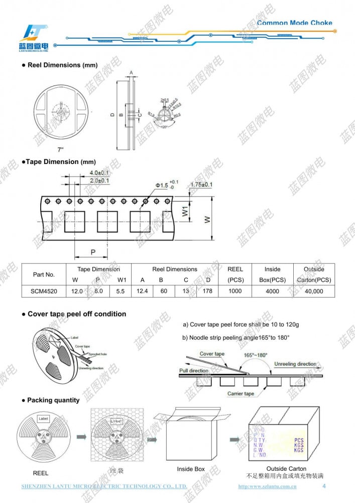 SCM4520-142T datasheet page 4