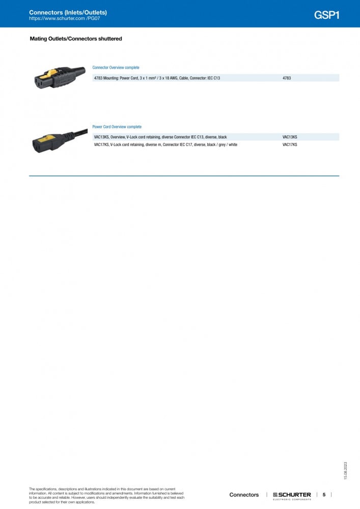 GSP1.9201.1 datasheet page 5