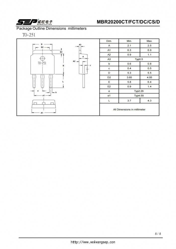 MBR20200FCT datasheet page 5