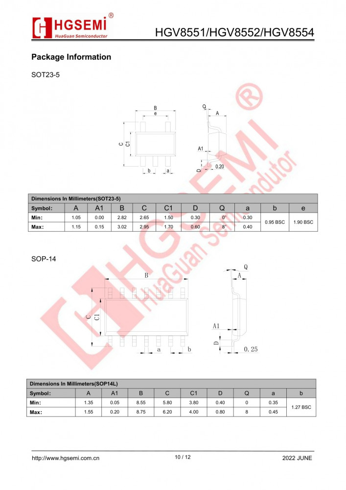 HGV8552AIMM/TR datasheet page 10