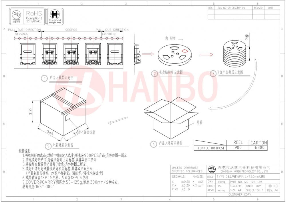 MC-121-L95 technical drawing page 2