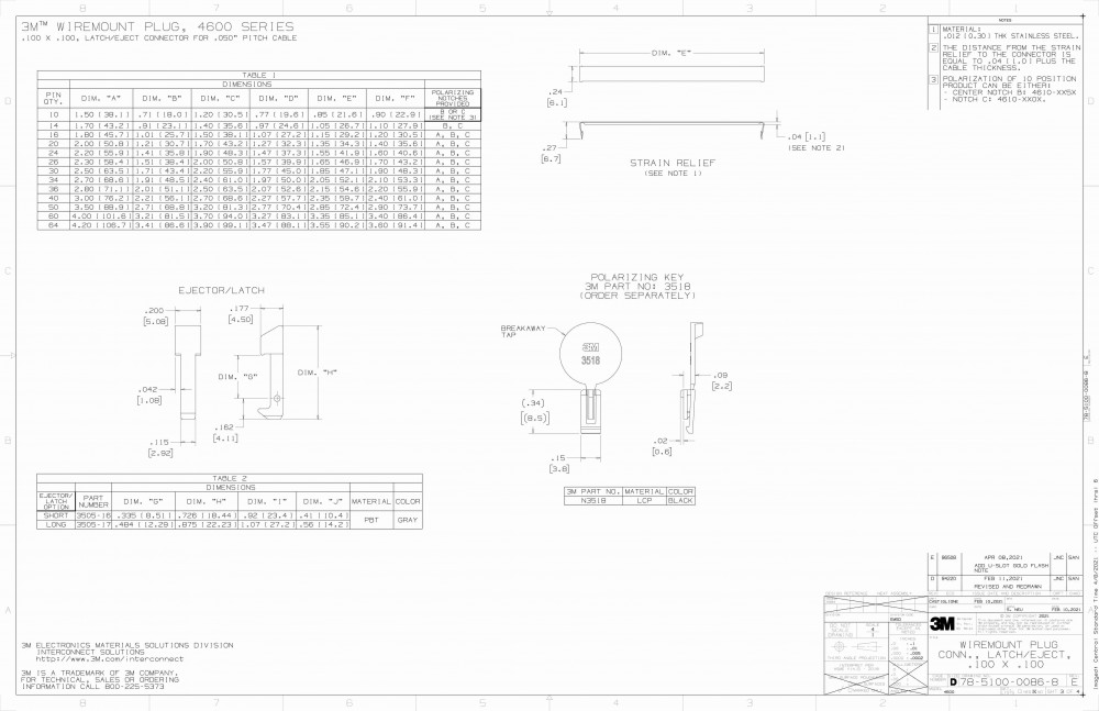 3M 4620-6005 technical drawing page 3