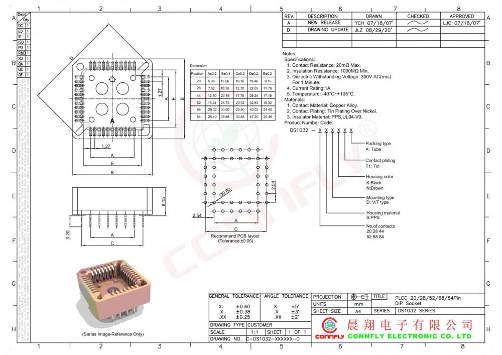 DS1032-44SDNT1A technical document page 2