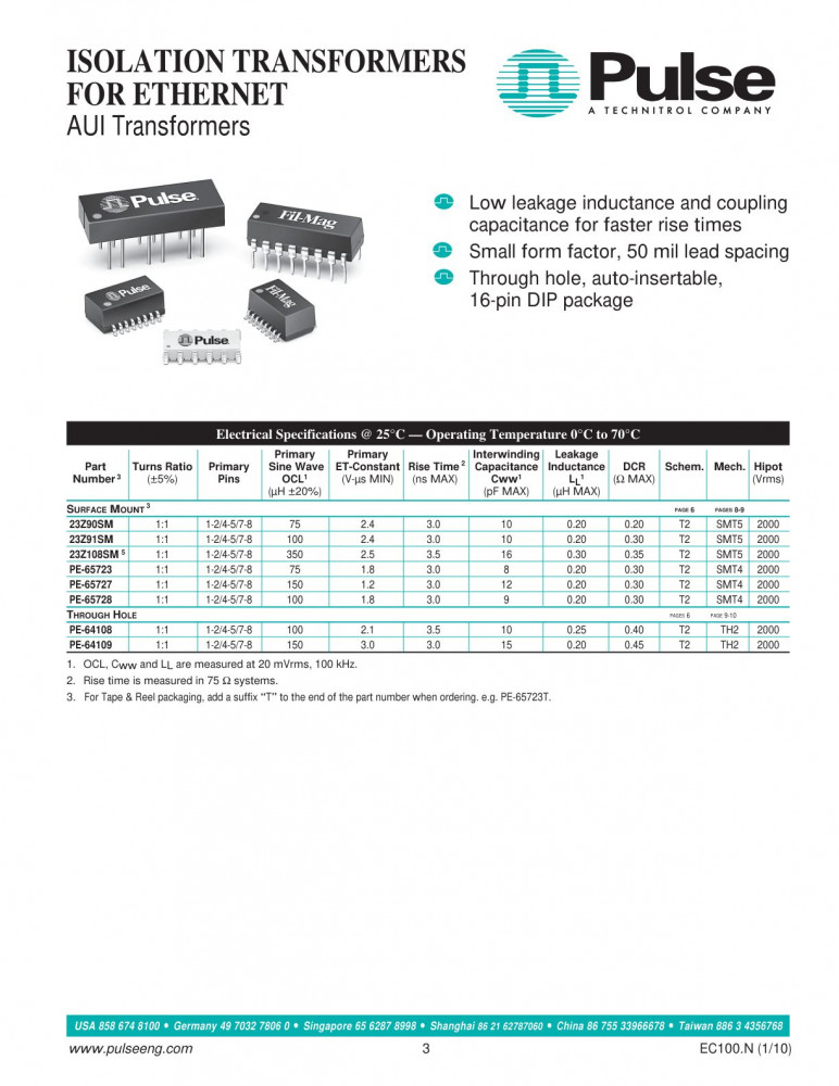 PULSE PE-65728NL datasheet page 3