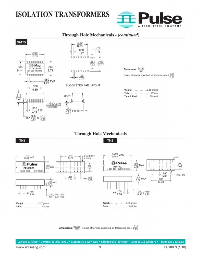 PULSE PE-65728NL datasheet page 9