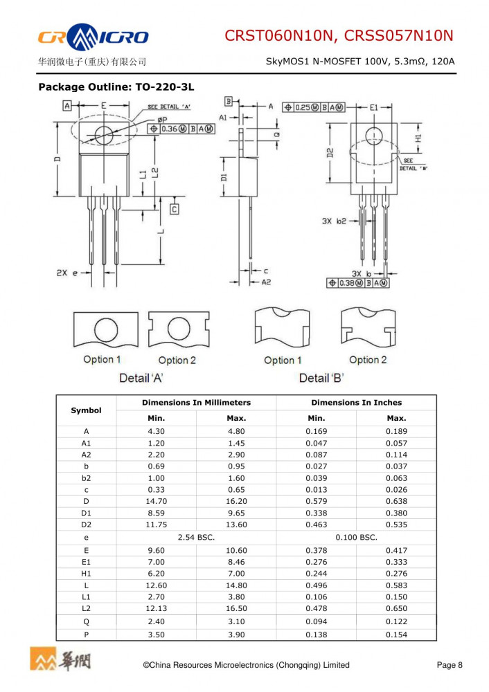 CRST060N10N datasheet page 8
