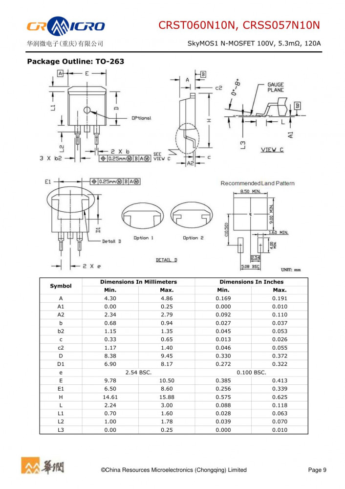 CRST060N10N datasheet page 9