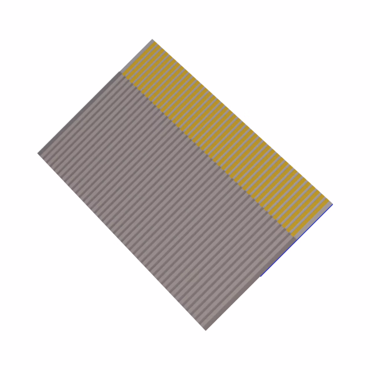 0.50mm Pitch Premo-Flex FFC Jumper, Same Side Contacts (Type A), 76.00mm Cable Length, Gold (Au) Plating, 42 Circuits for sale