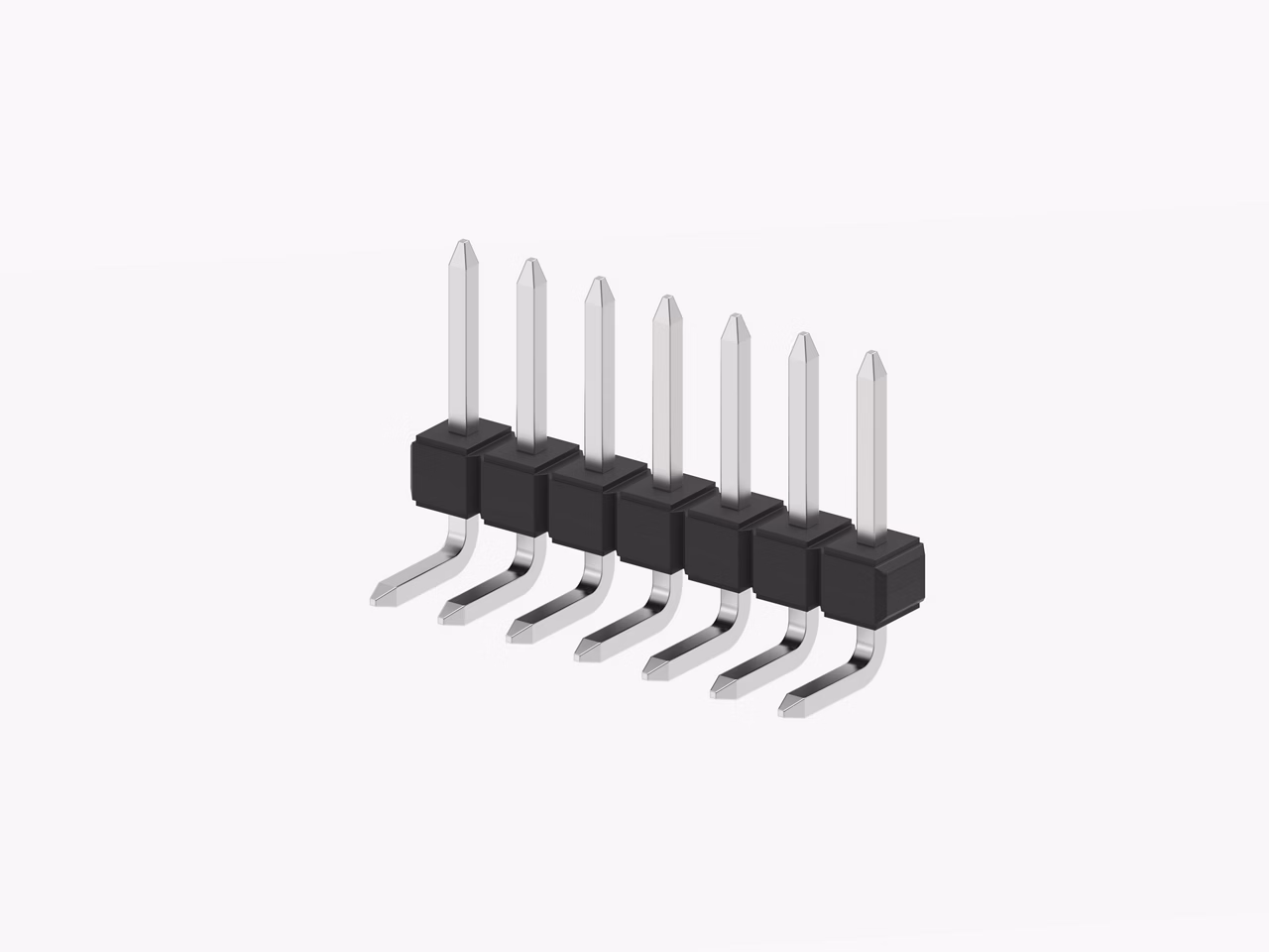 KK 254 Breakaway Header, Right-Angle Surface Mount Compatible, 7 Circuits, Tin (Sn) Plating, Mating Pin Length 6.20mm, Bag for sale