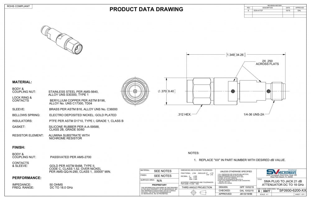 SF0930-6200-17 technical drawing