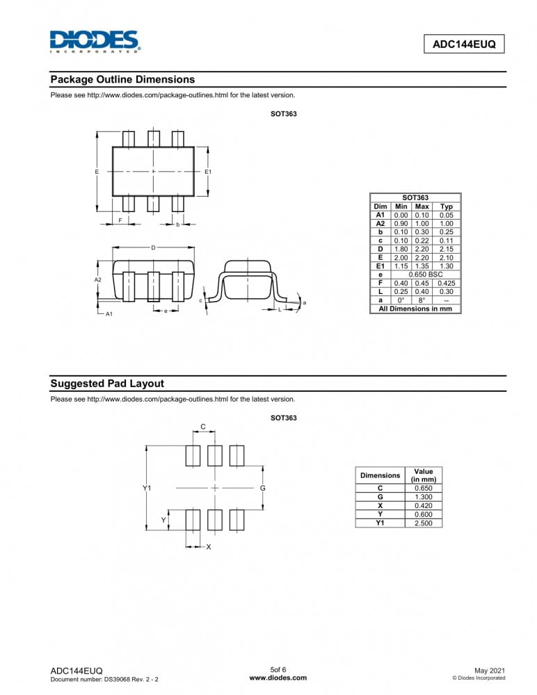 ADC144EUQ-13 datasheet page 5