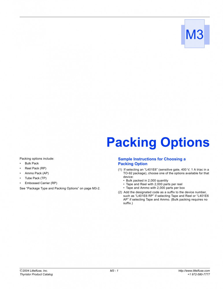 Product document page 1