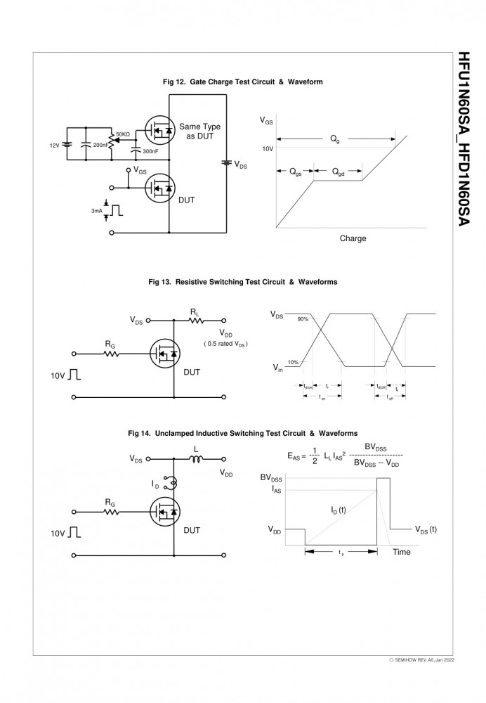 HFD1N60SA datasheet page 5